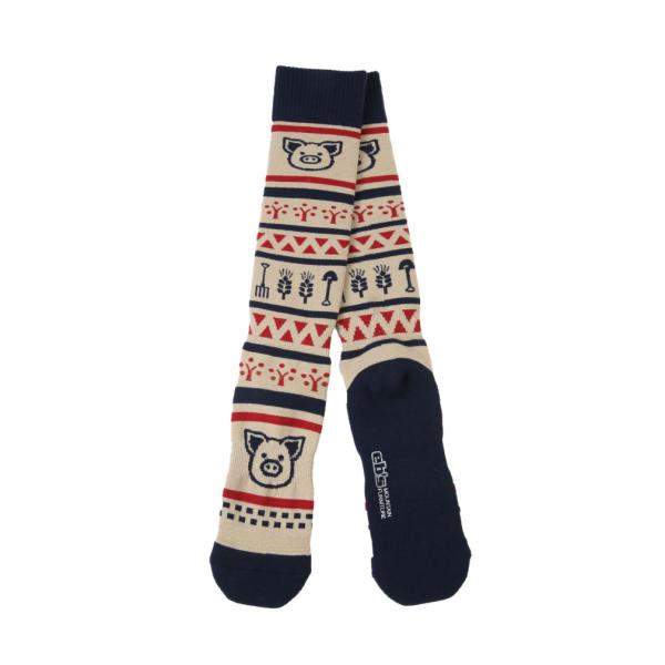 ◇脛、足裏全体はパイル仕様で暖かい。ウール混紡で柔らかさと暖かさを約束。足首、土踏まずにズ防止のサポーター機能付き。バリエーション豊かなソックス。■カラー(メーカー表記)：ベージュ(BEIGE)■素材：アクリル、ナイロン、ウール■生産国：日...