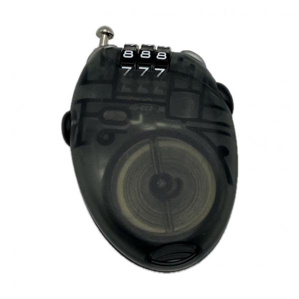 ◇スキー・スノーボードの盗難防止に最適なワイヤーロック。◇3桁の数字を任意に設定して使用。小型で持ち運びも便利なタイプ。カラースケルトンブラック■内容量：1個■サイズ(W×D×H)：ワイヤーΦ1.6×730mm■重量：49g■生産国：台湾■...