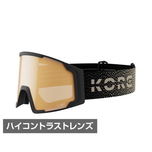 ◇超ワイドレンズと、5Kテクノロジーが、地形の凹凸を見逃さない無限の視界を作り出す。◇5Kワイドストラップ、ダブルレンズ、ワイドレンズ■カラー：gold KORE■ベルト素材：PU■レンズ素材：ポリカーボネイト■曇り止め：○■UVプロテクシ...