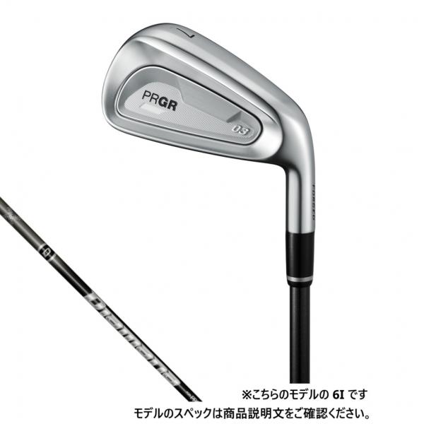 ■2025年モデル ◇飛び、打感、精悍な形状、全てが進化した「狙える、ぶっ飛び系アイアン」 ■左右：右 ■付属HC：無 ■付属品：なし ■ルール適合：○ ■シャフト名：Diamana M FOR PRGR ■番手：#6I ■ロフト角(度)：...