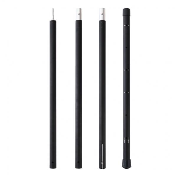 ◇細かい長さ調節が可能なテントポール■素材：アルミニウム■使用時サイズ：Φ3cm×130〜240cm■収納時サイズ：80×10×7cm■重量：830g■生産国：中国アルペン alpen スポーツデポ SPORTSDEPO アウトドアーズ マ...