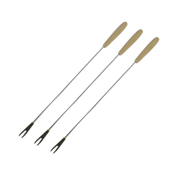 ◇焼きマシュマロ・チョコフォンデュに、ウインナーや肉も回らずに焼けます。◇持ち手は木製で熱くなりにくい■素材：金属部/鉄(クロムメッキ)、ハンドル/天然木■サイズ：全長/350mm■重量：24g(1本)■生産国：中国アルペン alpen ス...