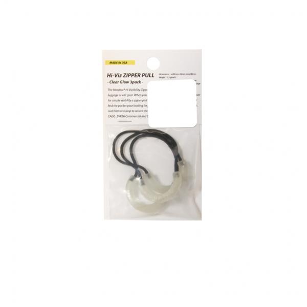 ◇ファスナーヘッドに通すことでジッパーを開閉しやすくしてくれるジッパープル。同色3個セット◇太陽やスマートフォンのライト等の光源から蓄光することができ、暗い場所で自然に発光します■カラー：クリアグロー■素材：リサイクルポリエチレン、ナイロン...