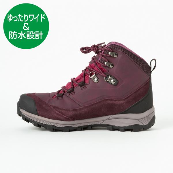 ◇ハイキングから登山まで幅広い用途で使用できるトレッキングシューズ。◇ソールは険しい山道でもしっかりグリップし、ゴツゴツした岩場でも突き上げを感じにくい肉厚ラバーソール。◇長時間の登山にも適した防水仕様。◇つま先を守る樹脂製のトゥーガード。...