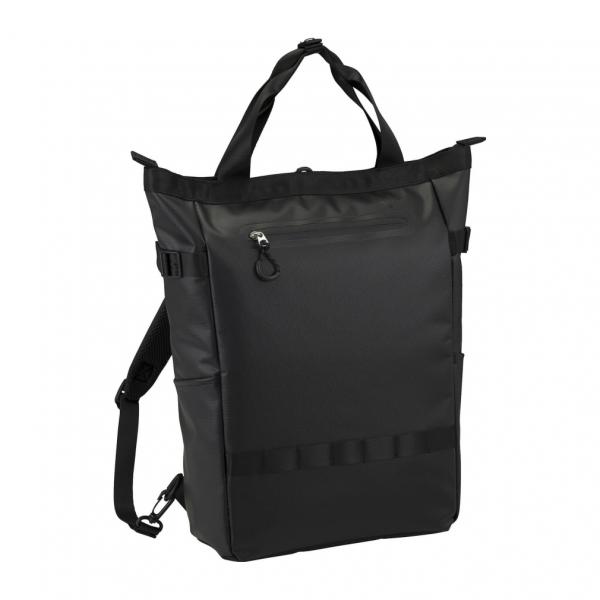 ◇雨や汚れにも強い人気のターポリン素材の2WAYバッグ、抗菌・抗ウイルスポケット付■カラー:ブラック■素材:TPUターポリン・ポリエステル(裏加工PU)■サイズ:L29×W14×H43cm■容量:約18L■重さ:約800g■生産国:中国■2...