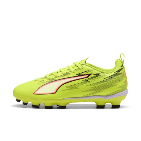 ◇土/人工芝グラウンド対応のULTRAジュニアモデル■カラー(メーカー表記):イエロー×レッド(01:Yellow Alert-PUMA Black-Glowing Red-Lime Squeeze)■甲材(アッパー):人工皮革■底材(ソー...