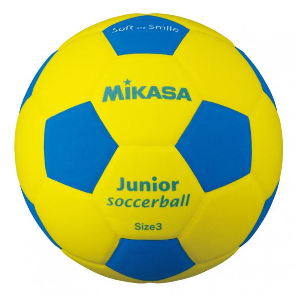 ◇「スマイル」サッカー3号球◇スポンジ(EVA)ならではの優しい手触りと軽量感■カラー:Y/BL■チューブ素材:ブチルゴム■素材:EVA■対象:小学生■重量:180g■生産国:タイアルペン alpen スポーツデポ SPORTSDEPO サ...