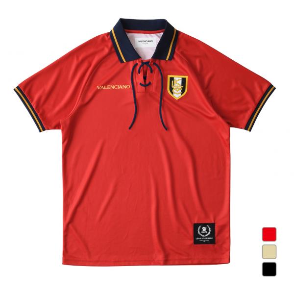 ◇1990年代のプレミアリーグを彷彿とさせる衿にレースを使ったレトロな1枚◇吸汗速乾、襟元紐装着■カラー(メーカー表記):ベージュ(37:BEIGE)ブラック(26:BLACK)レッド(08:RED)■素材:ポリエステル100%。■生産国:...