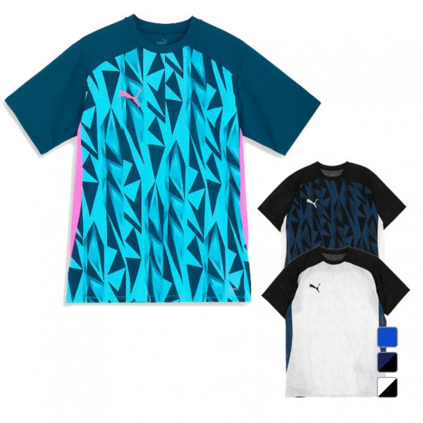 ◇PUMA FTBL PROコレクションのSS AOP Tシャツ◇individualトレーニングアパレルのPUMAFTBL PROコレクションは、日々のトレーニングを重ね、高みを目指すプレーヤー達の為に作られたコレクションです。◇サイドパ...