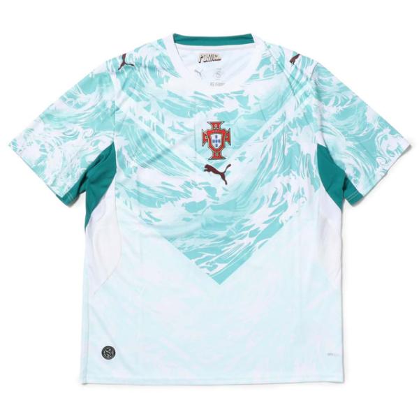 ◇ポルトガルナショナルチームのアウェイレプリカ■カラー(メーカー表記):ホワイト(02:PUMA White-Green Lagoon)■素材:ポリエステル100%■生産国:ベトナム■2026年モデルアルペン alpen スポーツデポ SP...