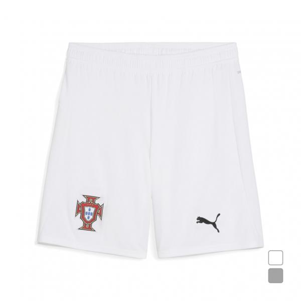 ◇ポルトガルナショナルチームのレプリカショーツ■カラー(メーカー表記):ホワイト(04:PUMA White-PUMA Black)グレー(10:Blessing Green-Sugared Almond)■素材:ポリエステル100%■生産...