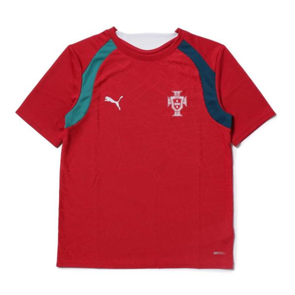 ◇ポルトガルナショナルチームのトレーニングJR SSシャツ■カラー(メーカー表記):レッド(16:Club Red-Silver Mist)■素材:ポリエステル100%■生産国:インドネシア■2026年モデルアルペン alpen スポーツデ...