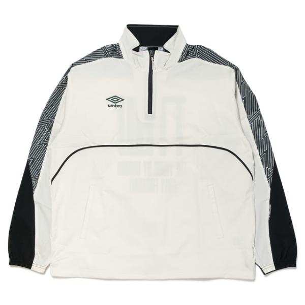◇【THE THIRD by UMBRO】アノラックピステ◇デザインポイント アンブロのダイヤグラフィックをモチーフにしたリピート柄を肩口に配置。『TTBU』THIRD by UMBROを意味するバックプリント。◇仕様 裏地なしの一枚物のウ...
