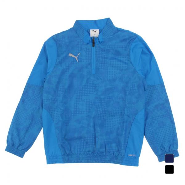 ◇TEAMCUP TRAINING ウラトリコット ピステトップ JR_◇PUMA FOOTBALLのTEAMCUPコレクションに連動した裏トリコットピステトップ。windCELLテクノロジーを搭載しているので、冷たい風から体を守り、運動中...