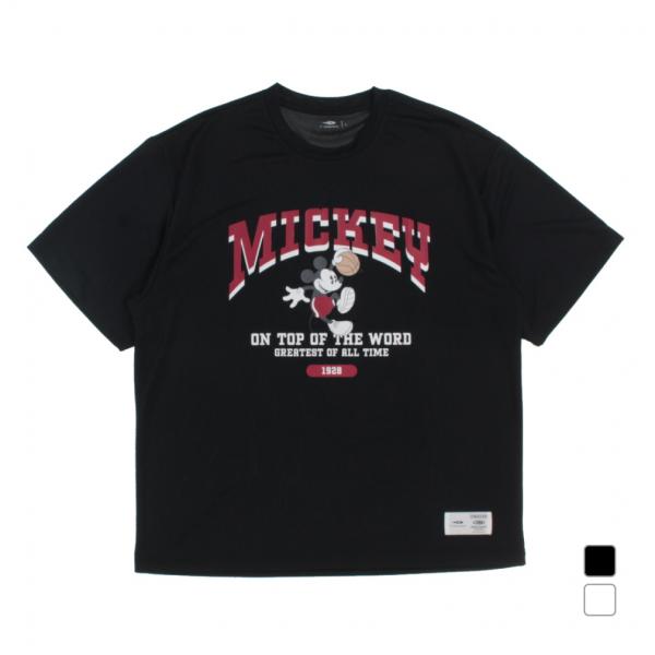 ◇アーチグラフィックとミッキーがプリントされたTシャツです。◇吸水速乾(iDRY)、接触冷感、UPF50+■カラー:ホワイトブラック■素材:本体 ポリエステル100%リブ部 ポリエステル95% ポリウレタン5%■サイズ:S:身長/162~1...
