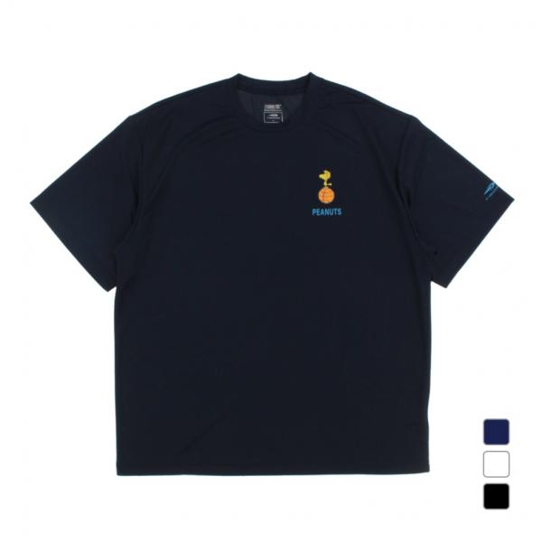 ◇胸のワンポイントと背面にスヌーピーがプリントされたTシャツです。◇吸水速乾(iDRY)、接触冷感、UPF50+■カラー:ネイビーホワイトブラック■素材:本体 ポリエステル100%リブ部 ポリエステル95% ポリウレタン5%■サイズ:S:身...