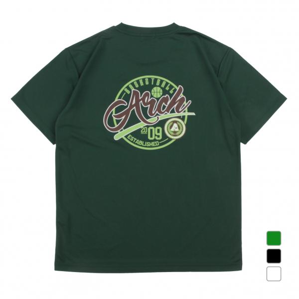 ◇バスケットボール 半袖Tシャツ◇ベースボールチームをモチーフにしたグラフィックデザインのDRY-Tシャツ。大胆なサークル型のロゴパターンが、オールドクラシックを感じさせる1枚。吸汗・速乾性に優れ、サラッとしたポリエステル素材を採用。■カラ...