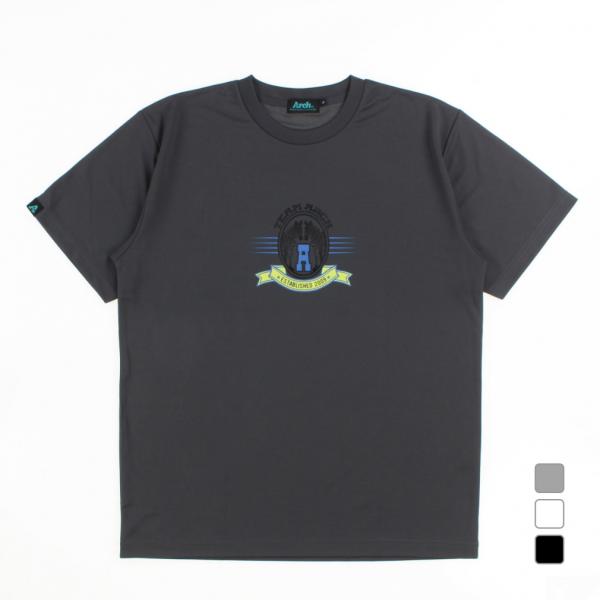 ◇架空のバスケットボールチーム「team arch」のエンブレムをデザインしたDRY-Tシャツ。◇チームアイコンの「ゼブラ」を描いたアニマルグラフィックが目を惹く。吸汗・速乾性に優れ、サラッとしたポリエステル素材を採用。バリエーションは、ホ...