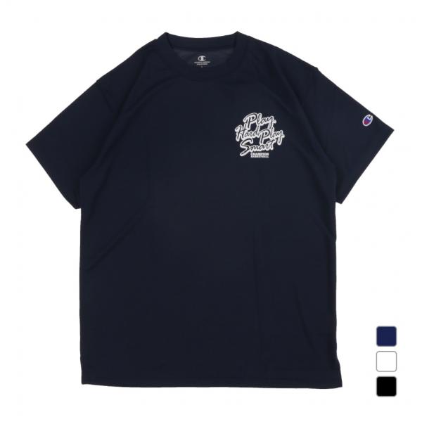 ◇胸と背中にロゴとメッセージを組み合わせたグラフィックの抗菌防臭加工ショートスリーブTシャツ◇吸汗速乾機能と通気性を備えた環境に配慮されたリサイクルポリエステル100%の素材に抗菌防臭機能加工を施した生地のショートスリーブTシャツです 左胸...