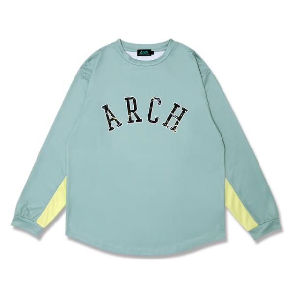 ◇アクション・ペインティングのアートパターンをロゴにレイヤードしたDRY-L/S Tシャツ。◇動作によって見え隠れする、脇下から袖口へと続く配色デザインもポイント。◇肌触りのよい、吸汗・速乾性に優れたポリエステルを採用。◇同シリーズの【mo...