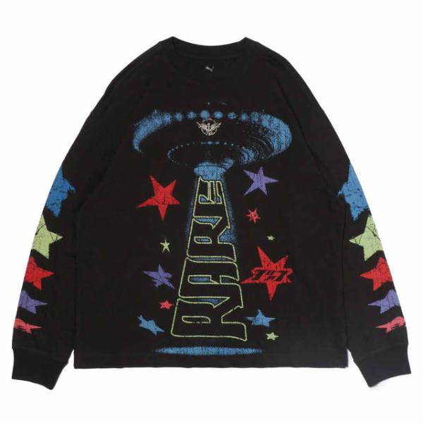 ◇ラメロ・ボールのシグネチャーTEE◇スーパースターの存在感をまとう、ラメロ・ボールのステートメントピース。◇NBAのスター選手、ラメロ・ボールの個性とスタイルを体現した「ラメロ バイ プーマ コレクション」。このロングスリーブTシャツは、...