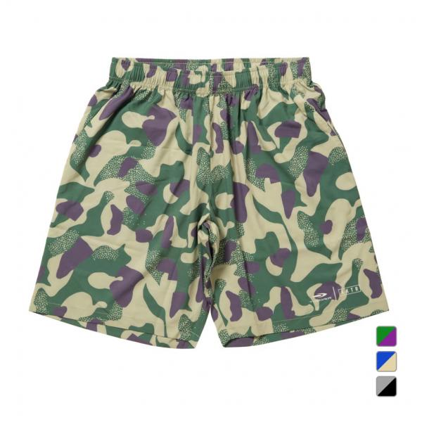 ◇TIGORA×AKTR コラボ企画◇◇ストレッチ性の良い布帛素材を使用したショーツ。◇コラボ企画独自のグラフィック、バスケットボールのテクスチャを加えた迷彩柄を採用。◇オリジナルの迷彩柄にコラボ企画独自のグラフィックをプリント。◇吸水速乾...