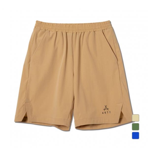 ◇AKTRの「A」を象ったロゴを配置した、AKTRらしいカラーリングのショーツ。◇速乾性と軽快な動きをサポートし、適度な張りとストレッチ性のある軽量なウーブン素材を使用。"■カラー(メーカー表記):ベージュ(BEIGE)オリーブ(OLIVE...
