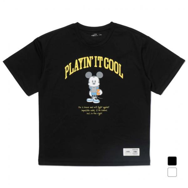◇アーチデザインとかわいいミッキーがプリントされたTシャツです。◇吸水速乾(iDRY)、接触冷感、UPF50+■カラー:ホワイトブラック■素材:本体 ポリエステル100%リブ部 ポリエステル95% ポリウレタン5%■サイズ:140:身長/1...