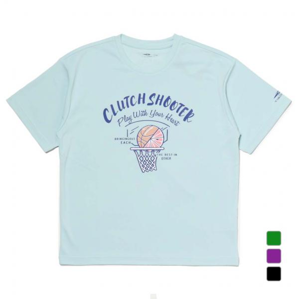 ◇かわいいアーチグラフィックがプリントされたTシャツです。◇吸水速乾(iDRY)、接触冷感、UPF50+■カラー:エメラルドグリーンラベンダーブラック■素材:本体 ポリエステル100%リブ部 ポリエステル95% ポリウレタン5%■サイズ:1...