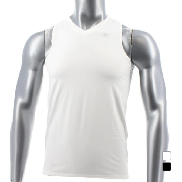 ◇ユニフォームやトレーニングウェアのインナーに最適なコンプレッションインナー◇Vネックノースリーブタイプ。◇吸水速乾、ストレッチ■カラー:ホワイトブラック■素材:ポリエステル 86% ポリウレタン 14%■サイズ:M:身長/167-173c...