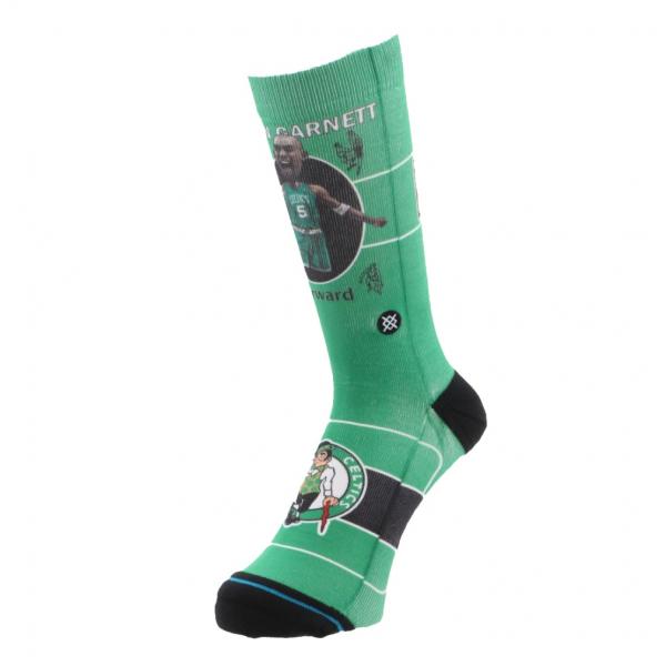 ◇STANCE◇ミネソタ・ティンバーウルブズやボストン・セルティックスで活躍したNBAレジェンドKEVIN GANETT(ケビン・ガーネット)をプリントした、アメリカ合衆国マサチューセッツ州ボストン市に本拠を置くNBA ボストン・セルティッ...