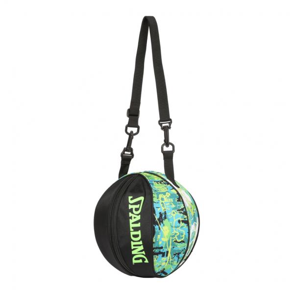 ◇ストリートアートをイメージした鮮やかなグラフィティ柄を配色で左右に配したデザインのボールバッグ◇5〜7号のバスケットボールが収納可能◇フックを使えば他のバッグにも装着可能■素材:ポリエステル■収納可能数:1個入り■サイズ:直径27cm■生...