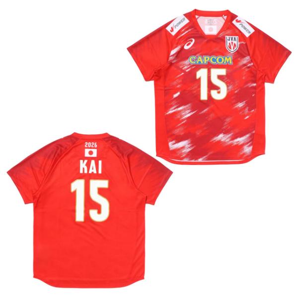 ◇2026 バレーボール男子日本代表レプリカTシャツ■カラー(メーカー表記):レッド(605:甲斐選手)■生産国:ベトナム■2026年モデルアルペン alpen スポーツデポ SPORTSDEPO バレー バレーボール ウェア バレーボール...