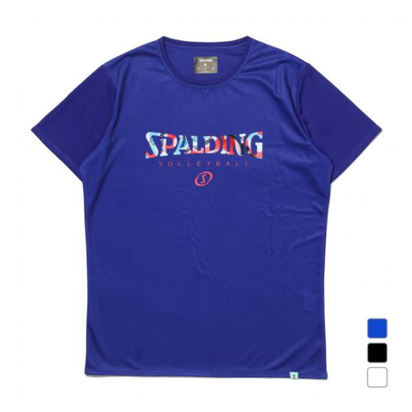 ◇SPALDINGロゴをバレボールプリントで配したデザインのバレーボールTシャツ◇吸水速乾機能・UVカット機能■カラー(メーカー表記):ブルー(ディープシー)ホワイト(ホワイト)ブラック(ブラック)■素材:ポリエステル■生産国:中国■202...