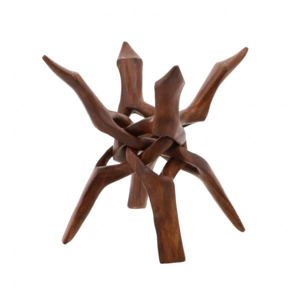 ◇木製一刀彫置台　記念ボール用の置台です。■素材:木材■サイズ:20×20×18cm■入数:1個■生産国:パキスタン■2023年モデルアルペン alpen スポーツデポ SPORTSDEPO バレー バレーボール 小物 サインボール 記念ボ...