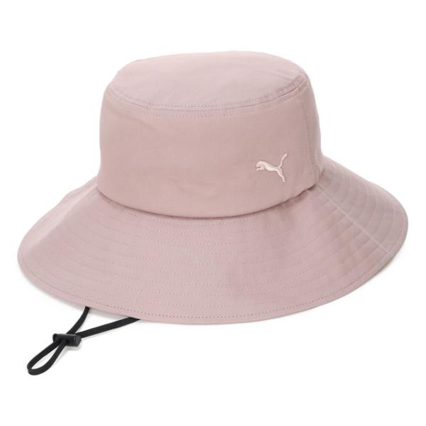 ◇UV機能付き つば長め サンバケット ◇商品情報 UPF+50機能付き つばの長めのデザインとUPF50+で強い日差しからあなたを守ります。 取り外し可能なストラップが付いているので、風の強い日に着用しても安心です。 フロント右側にPUM...