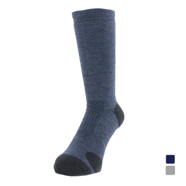 トレッキングウールソックスメリノウール使用厚手・総パイル足の形状に合わせた左右非対称デザイン足の形に沿ってズレにくいテーパード形状衝撃を吸収しクッション性に優れた総パイル仕様特殊素材で土踏まずを強力サポート荷重、負担がかかる部分は補強性の高...