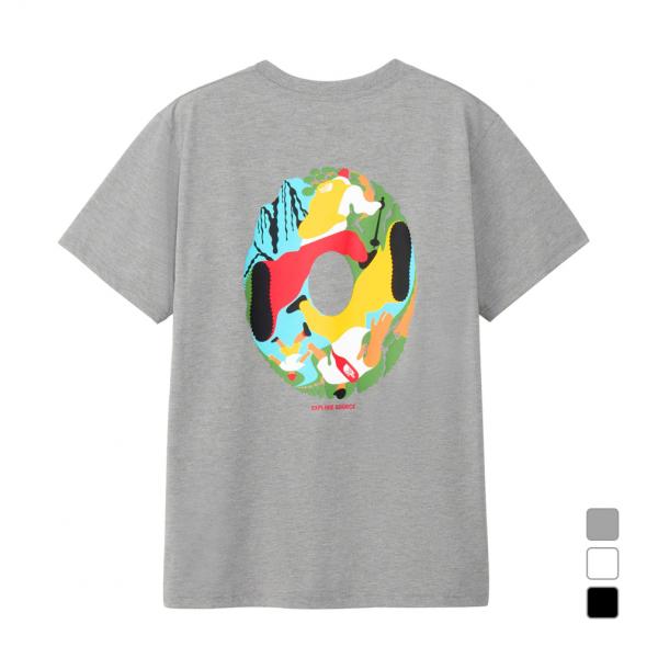 ※ブラウザやお使いのモニター環境により、掲載画像と実際の商品の色味が若干異なる場合がございます。◇「製品から製品へのリサイクル」がコンセプトである、循環型アップサイクルプロジェクト「EXPLORE SOURCE」を採用したグラフィックTシャ...