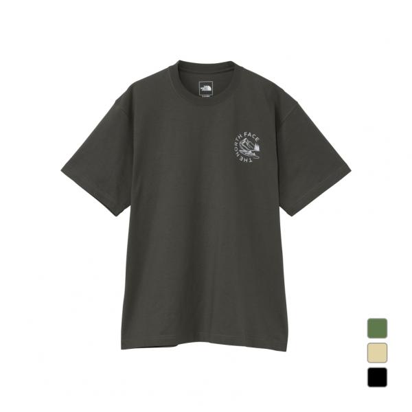 ◇ヨセミテの山とキャンプのシーンをイメージしたグラフィックの刺繍を左胸に配置した半袖Tシャツ・コットン100％の天然素材でありながら、化学繊維に近い速乾性を備えた生地・速乾性を持ちながら肌触りのよいコットン100％の生地・背面右肩にロゴ刺繍...