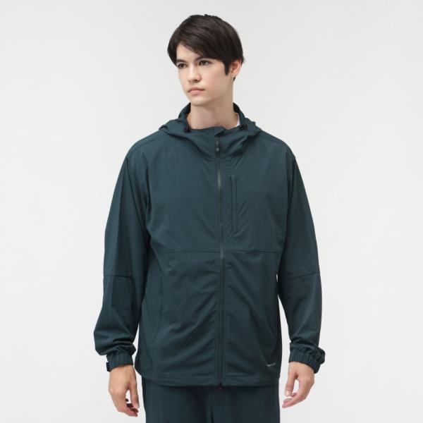 ※ブラウザやお使いのモニター環境により、掲載画像と実際の商品の色味が若干異なる場合がございます。◇天然素材調のナチュラルな肌触りとナイロンならではの耐久性を両立させた便利なストレッチパーカー■カラー(メーカー表記)：ディープグリーン(Dar...