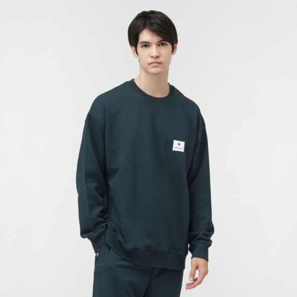 ※ブラウザやお使いのモニター環境により、掲載画像と実際の商品の色味が若干異なる場合がございます。◇ほどよい厚みの裏毛を使ったスタイルを選ばないベーシックなクルーネックプルオーバー■カラー(メーカー表記)：ディープグリーン(Dark Gree...