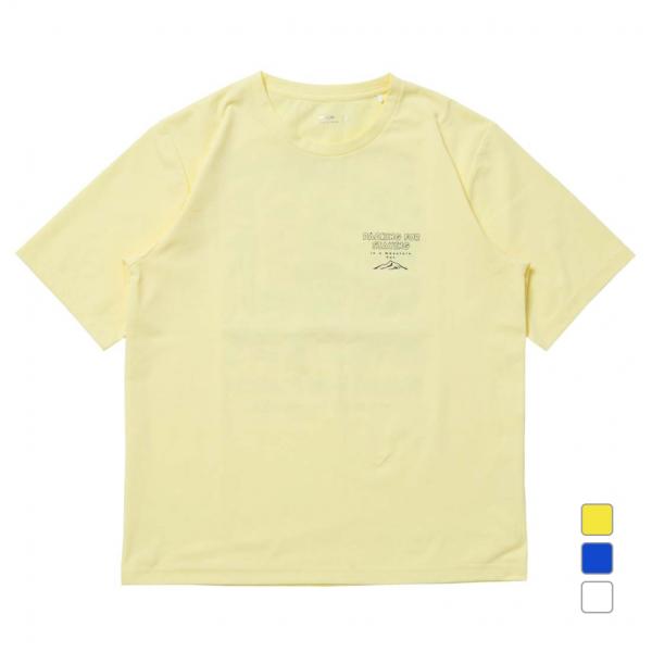 ◇アウトドア好きの心をくすぐる、遊び心たっぷりのグラフィックTシャツ。山小屋泊登山に必要な装備品イラストをデザインに落とし込んだグラフィックTシャツ。ポリエステル100％の素材ながら、コットンのような風合い。吸水速乾性・ストレッチ性に優れ、...