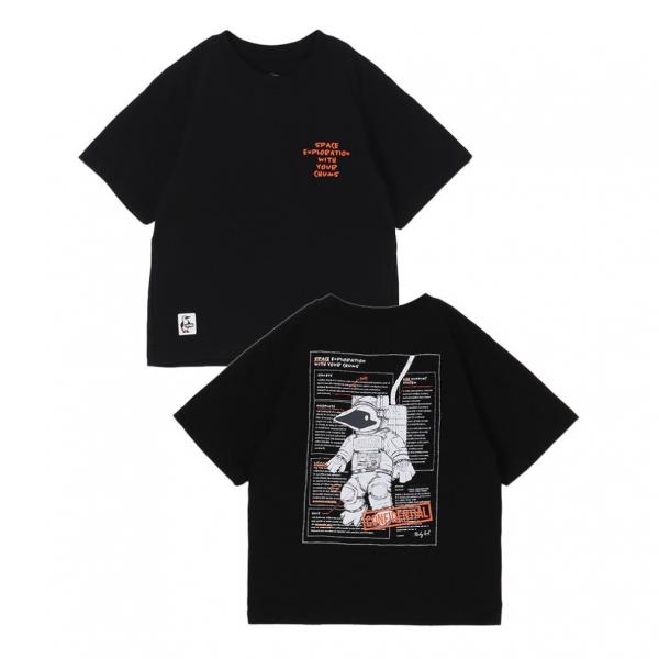 ※ブラウザやお使いのモニター環境により、掲載画像と実際の商品の色味が若干異なる場合がございます。◇ブービーバードが装着する宇宙服の説明図がドドンと大きくバックプリントになったOVSDのT。■カラー(メーカー表記)：ブラック(K001：Bla...