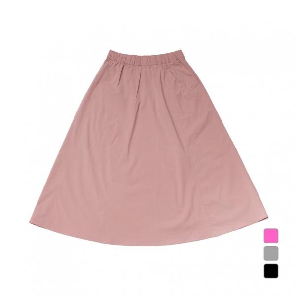 ※ブラウザやお使いのモニター環境により、掲載画像と実際の商品の色味が若干異なる場合がございます。◇ナイロン素材の接触冷感特性と撥水機能も備えた、軽量で夏向きのスカート■カラー(メーカー表記)：ピンク(DP：DEEP PINK)ライトグレー(...