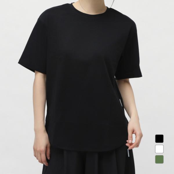 ◇滑らかなタッチで着心地の良いコットンTシャツが登場！キレイ目なコーディネートにも使いやすく高見えするTシャツです。 また、さらっとした肌触りで暑い日にも最適。 洗濯してもシワになりにくいのがうれしいポイントです！こちらは前後差のあるラウン...