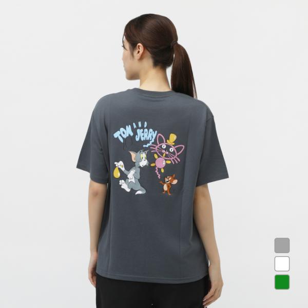◇バックにトムとジェリーをプリント ■カラー(メーカー表記)： グリーン(T.GREEN) ホワイト(WHT) チャコールグレー(SUMI) ■素材：TC65/35 ■生産国：中国 ■2025 Spring＆Summer モデル アルペン ...