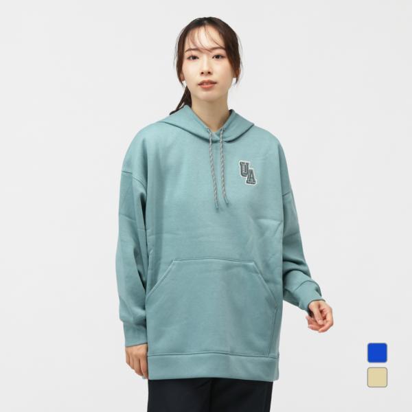 ◇柔らかな起毛素材が暖かさと快適さを提供する、吸汗速乾性を高めたUA独自のコットンフリース フロントにカンガルーポケット ■カラー(メーカー表記)： ベージュ(203：Timberwolf Taupe / /) サックスブルー(323：Se...