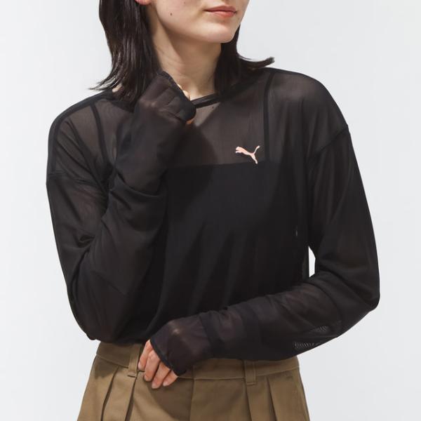 ◇リラックスフィット シアー 長袖Tシャツ ■カラー(メーカー表記)： クリーム(87：Alpine Snow) ブラック(01：PUMA Black) ペールブルー(42：Silver Mist) ■素材：ナイロン84％ ポリウレタン16...