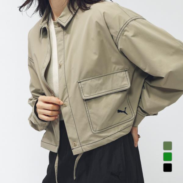 ◇軽量 ストレッチウーブン ◇商品情報 AUTUMNコレクションから、ポリエステルのウーブン素材を使用したシャツジャケット。 ドビー組織の生地がさりげなく上品な表情と立体感を表現しています。 リラックスフィットで、左の大きめなフラップ付きポ...