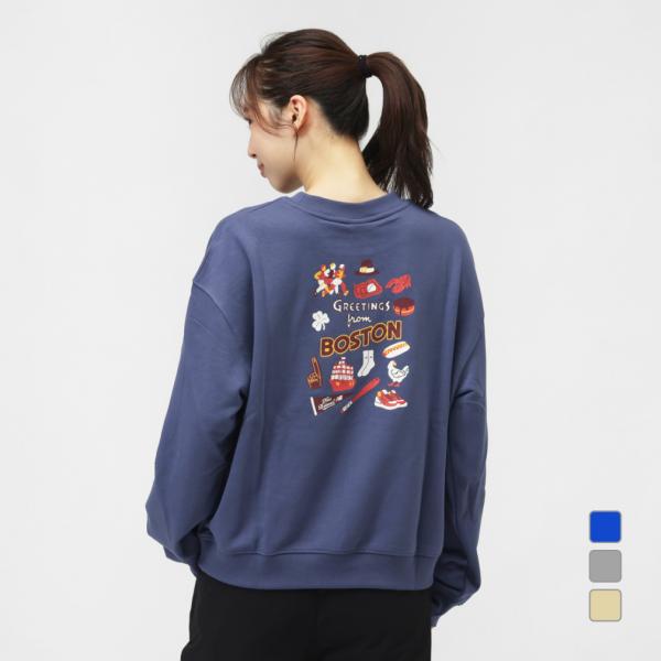 ◇ボストンのお土産をテーマにボストンらしいアイコンをコラージュしたグラフィックを背面にプリントしたクルースウェット。 汎用性の高い290gフレンチテリー素材。 ※こちらの商品は日本サイズ表記となります。 ■カラー(メーカー表記)： ライトベ...